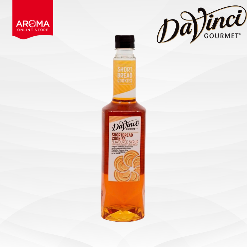 Aroma Online Store | DAVINCI SHORTBREAD COOKIES SYRUP 750ML.