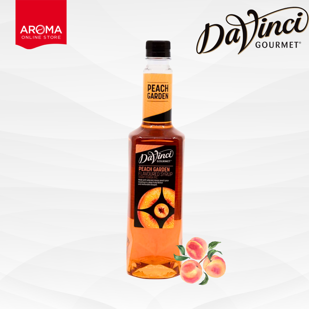 Aroma Online Store | DAVINCI PEACH GARDEN SYRUP 750ML.