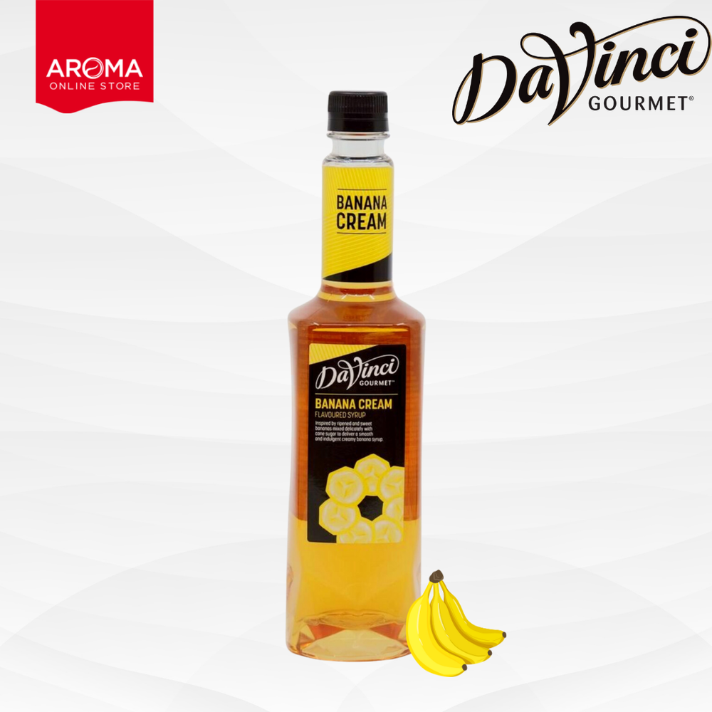 Aroma Online Store | DAVINCI BANANA CREAM SYRUP 750ML